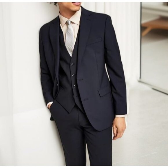 Bar III | Suits & Blazers | Bar Iii Mens Front Flap Pockets Slim Fit ...